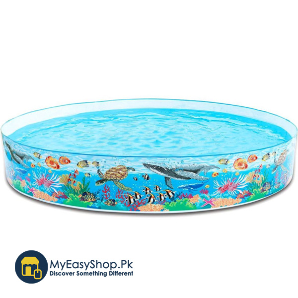 Buy INTEX Coral Reef Snapset Pool (8 Feet x 1.6 Feet) Age 3+ Best and ...