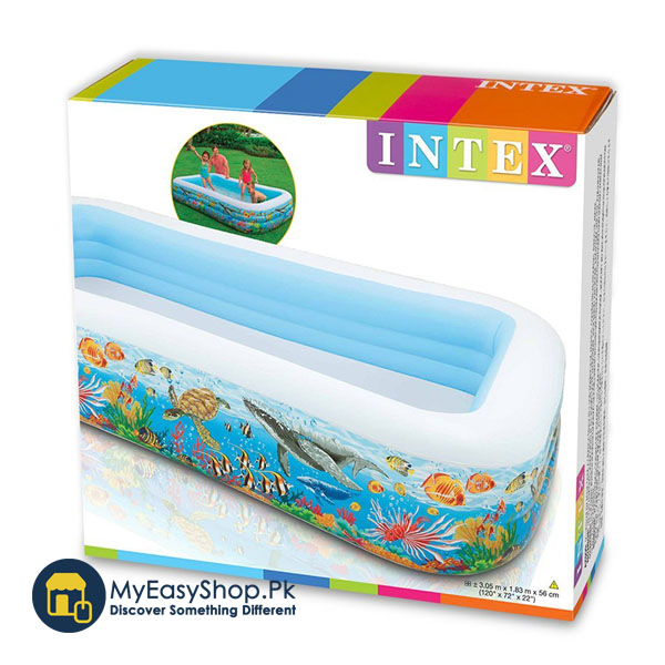 Buy INTEX Swim Center Tropical Reef Family pool ( 120 x 72 x 22 Feet ...