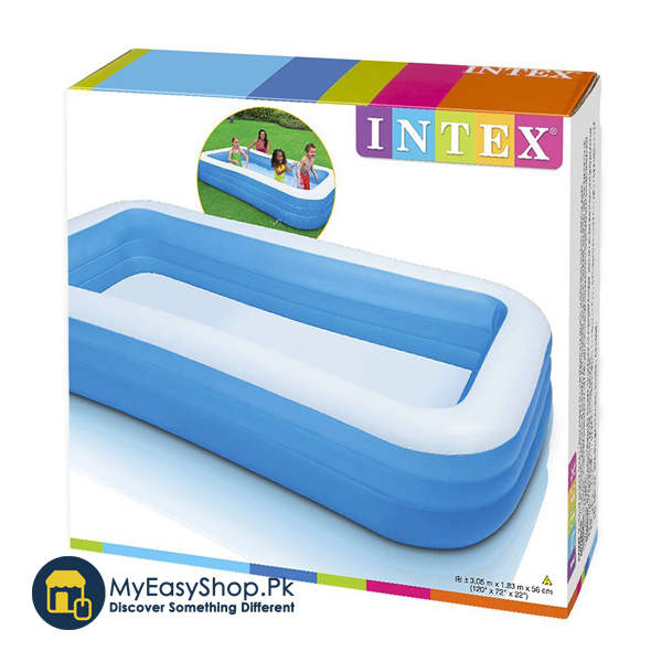 Buy Intex Rectangular Swim Center Family Swimming Pool (10 x 6 x 1.8 ...